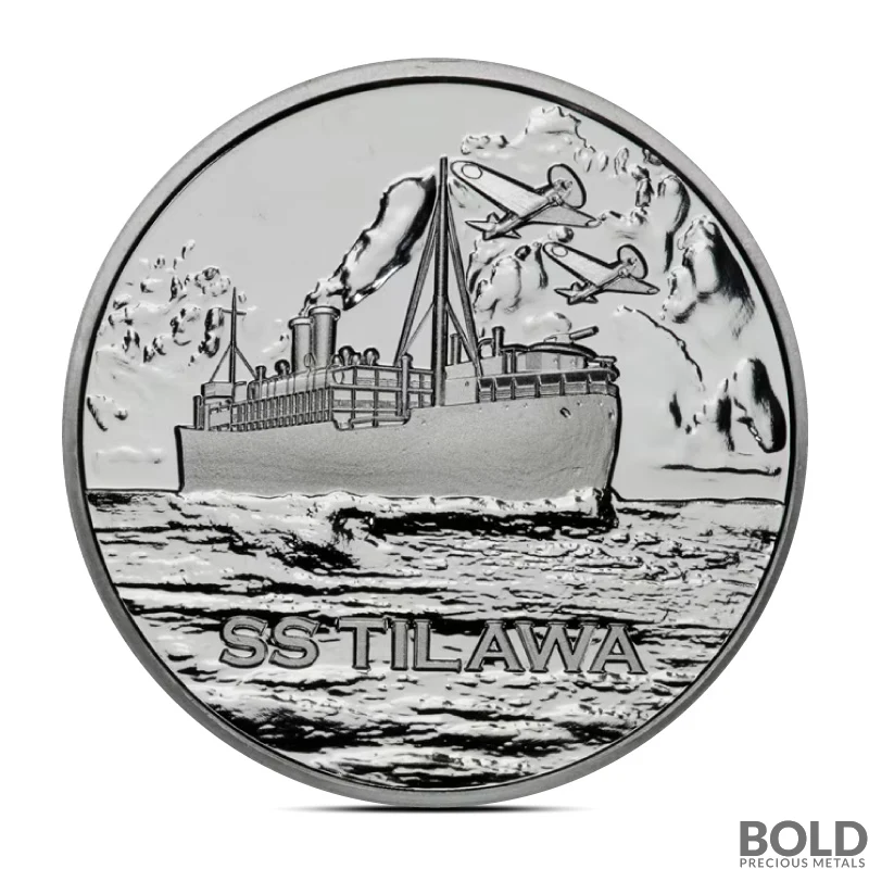 2024 1/4 oz SS Tilawa Shipwreck Glory: Voyage Edition Silver Round