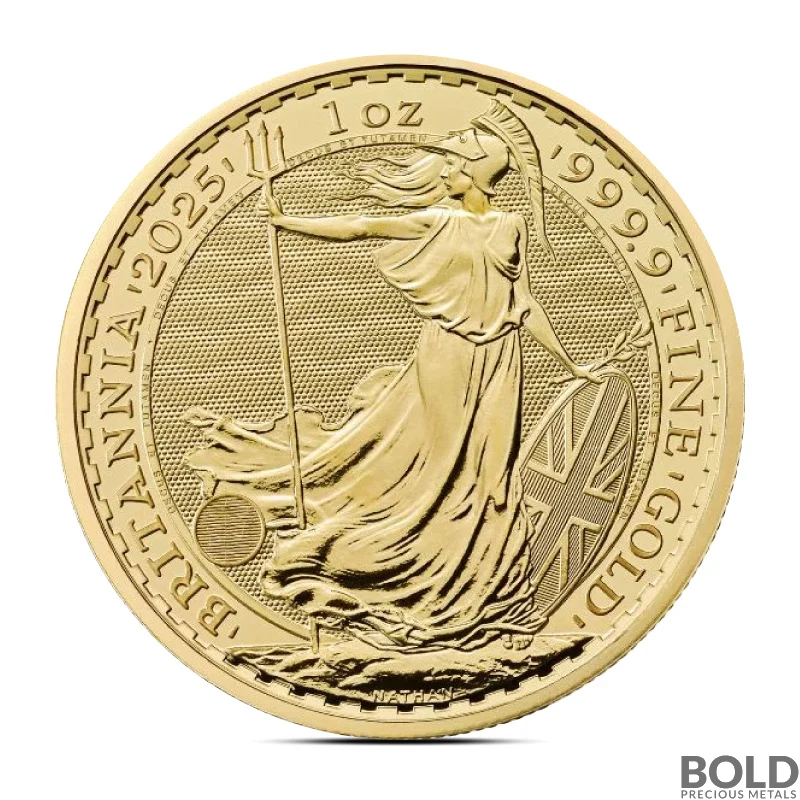 2025 1 oz British Britannia Gold Coin (BU)