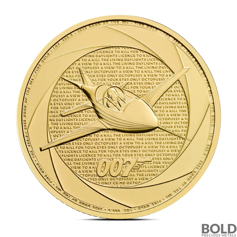 Buy Royal Mint James Bond Silver Coins Gold Coins & Bars Online | BOLD ...
