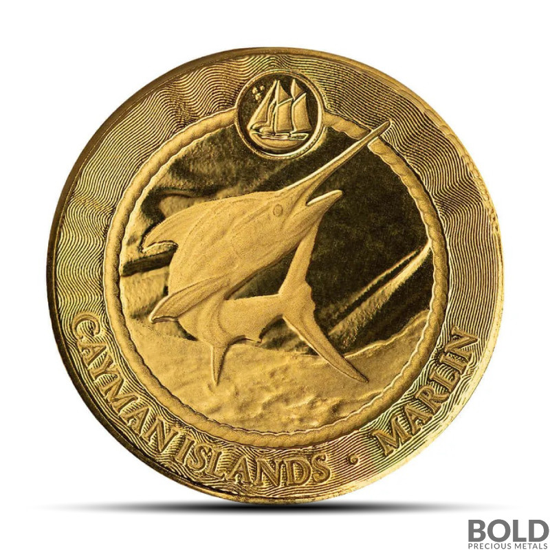 2026 1/10 oz Cayman Islands Marlin Gold Coin