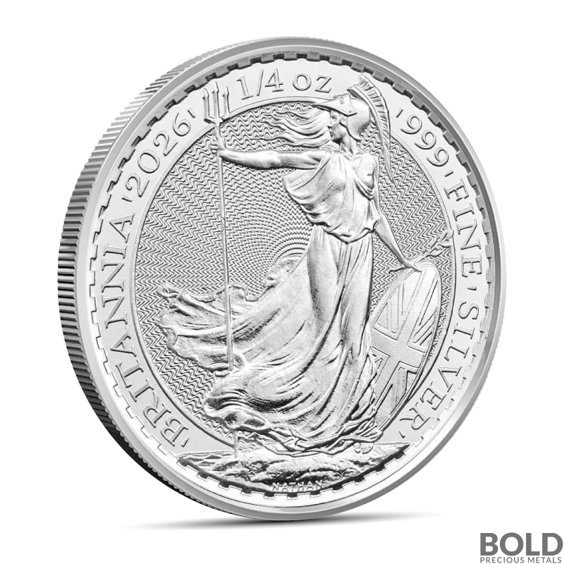 2026 1/4 oz British Britannia Silver Coin (BU)