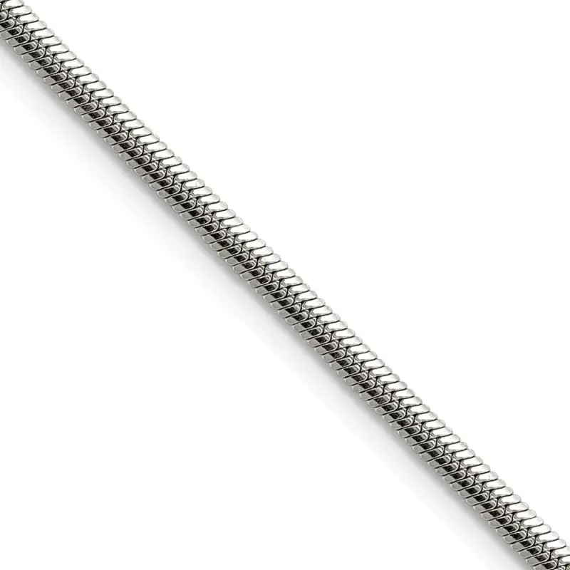 Chisel Stainless Steel Polished 2.7mm 20 inch Snake Chain