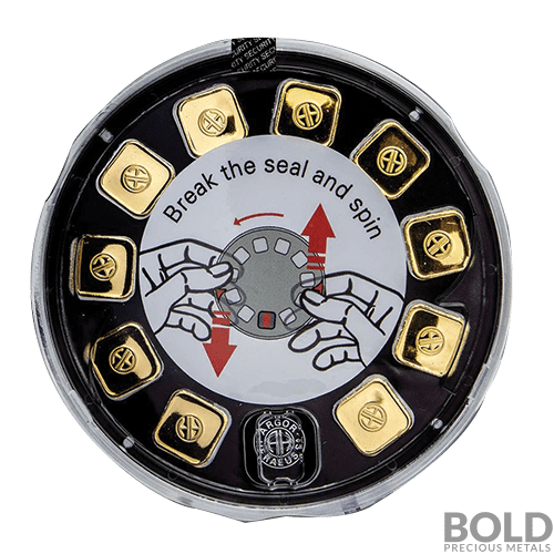 Gold 10 Gram Argor Goldseed - 10x1 gram - BOLD Precious Metals