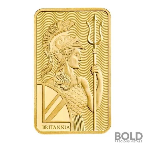 5 Gram Royal Britannia Mint Gold Bar | BOLD Precious Metals