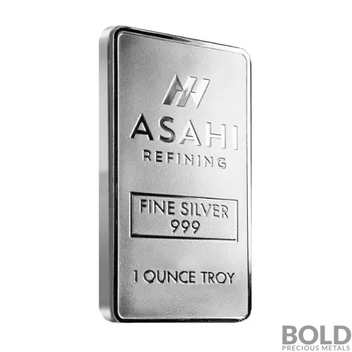 1 oz Asahi Silver Bar | BOLD Precious Metals