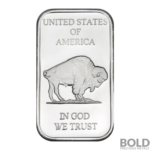 1 oz Buffalo Silver Bar