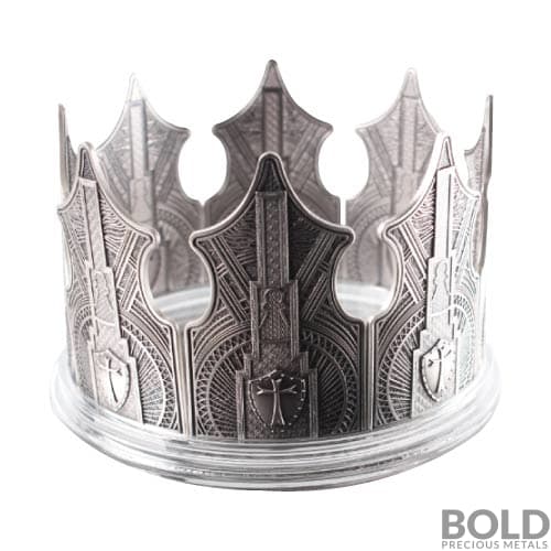 1oz The Pawn Silver Stacker Chess Crown | BOLD Precious Metals