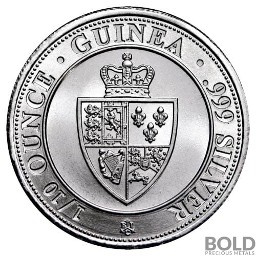 2022 1/10 oz St. Helena Spade Guinea Silver Coin (BU) | BOLD Precious ...