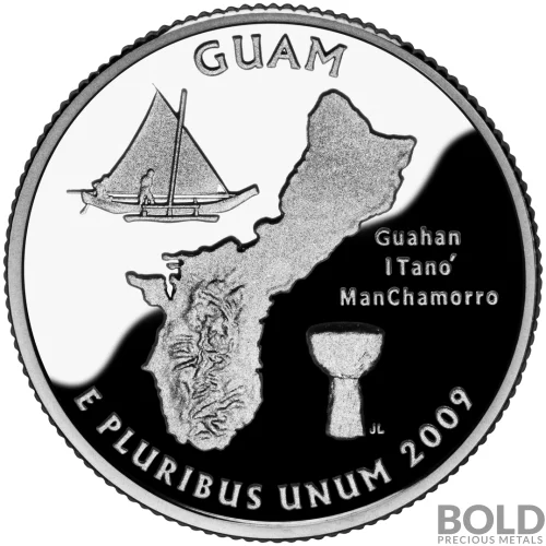 2009 S Guam States and Territories Quarters Silver Proof Coin | BOLD ...