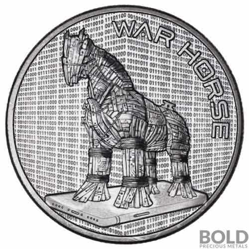 2022 2 oz The Awakening War Horse Silver Round | BOLD Precious Metals
