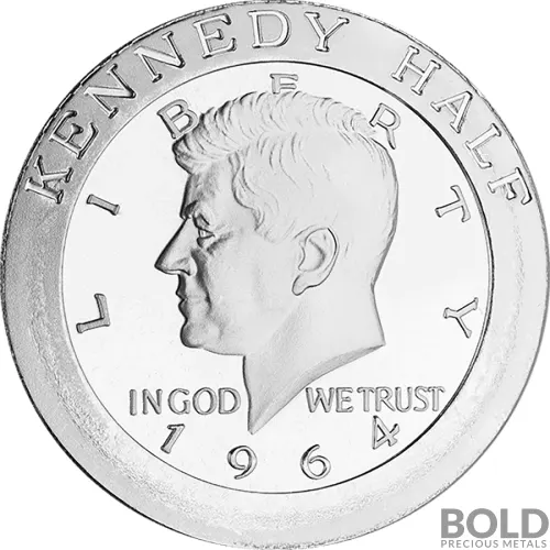 silver-1-oz-jfk-round, Silver, 1OZ