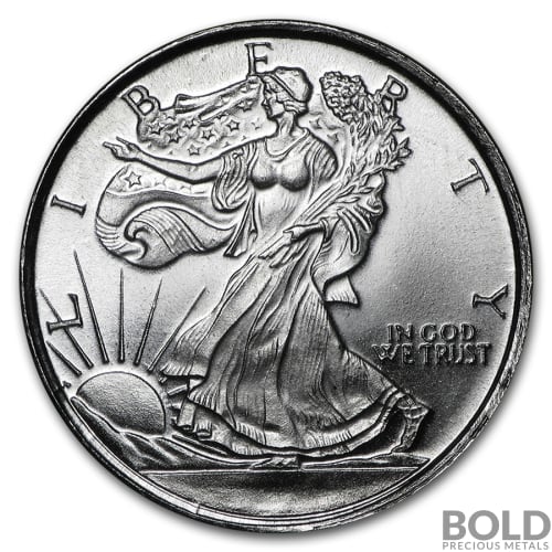 1/10 oz Walking Liberty Silver Round