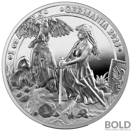 2023 1 oz Lady Germania Silver Proof Round | BOLD Precious Metals