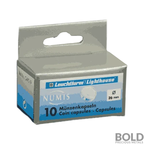 Lighthouse 20mm - Coin Capsules (pack of 10) | BOLD Precious Metals