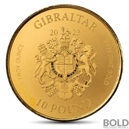 2023 1 oz Gibraltar War Elephant Gold Coin (Proof)