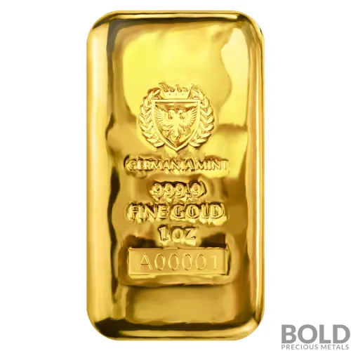 1 oz Germania Gold Cast Bar