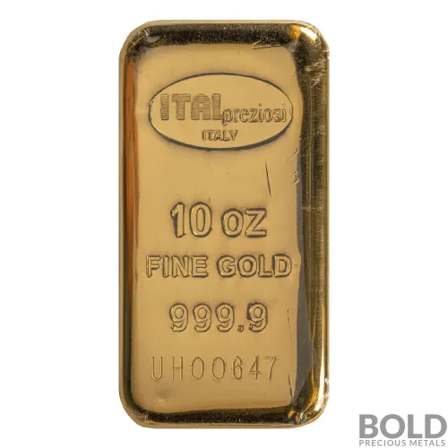 10 oz Italpreziosi Gold Bar