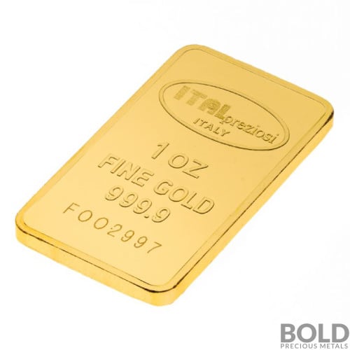 1 oz Italpreziosi Gold Bar