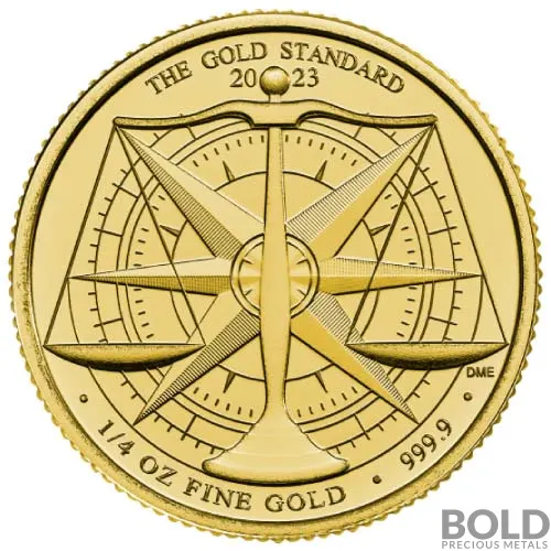 2023 1/4 oz Royal Mint The Gold Standard Gold Coin