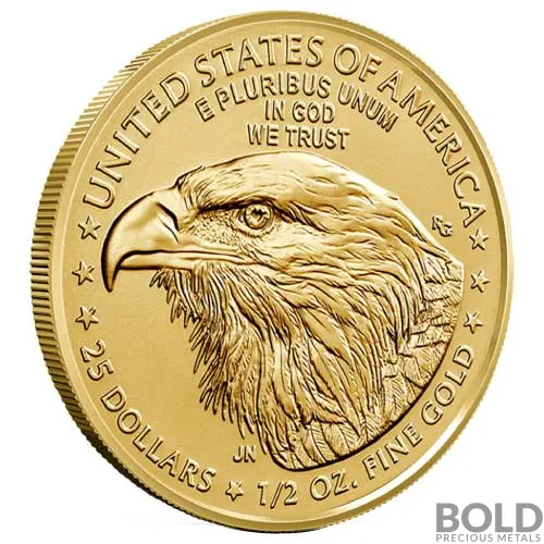 2024 1/2 oz American Eagle Gold Coin (BU)