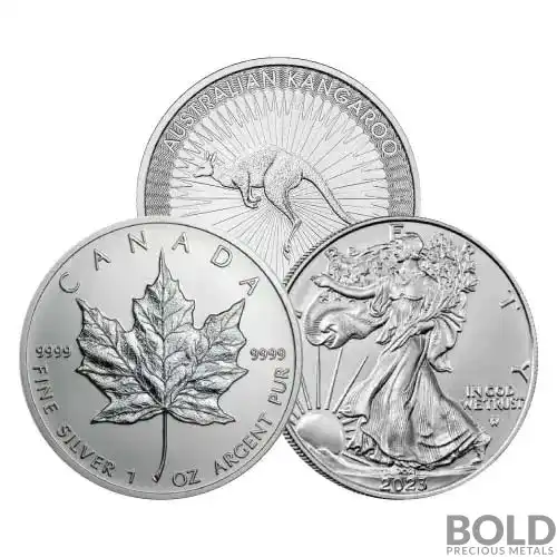 Buy Silver Bullion Coins, Bars & Rounds | BOLD Precious Metals