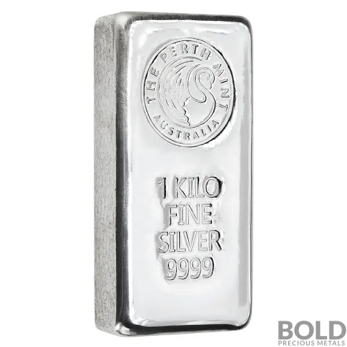 1 Kilo Perth Mint Silver Bar(New)