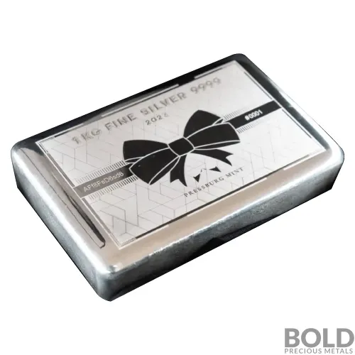 2023 1 Kilo Pressburg Gift Silver Bar