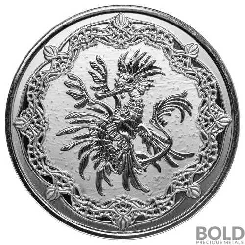 2022 1 oz Samoa Sea Dragon Silver Coin