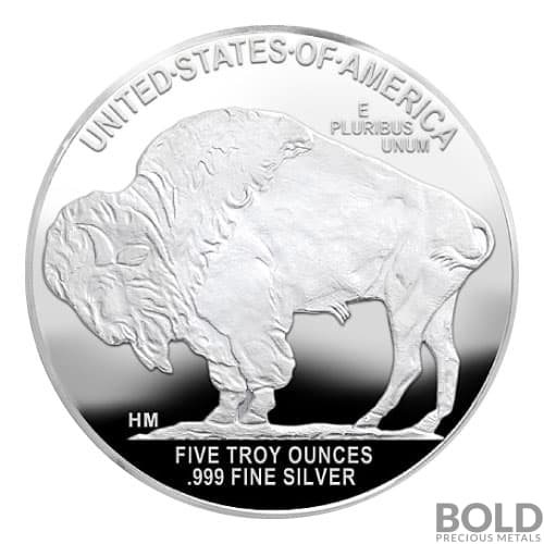 5 oz Buffalo Silver Round