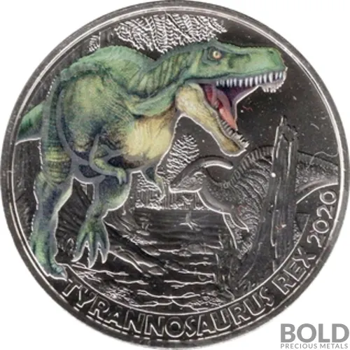 2020 Austria Dinosaur Tyrannosaurus Rex Clad Coin (No Silver)