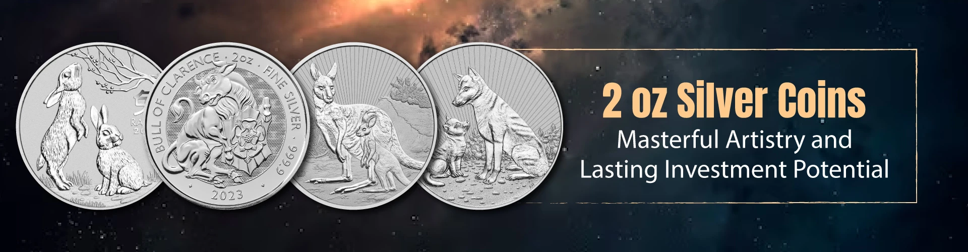 2 oz Silver Coins | BOLD Precious Metals