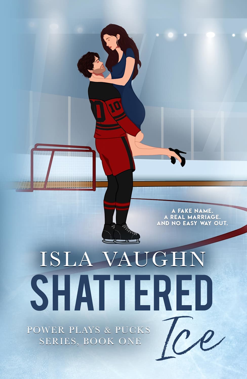 Shattered Ice: A Secret Marriage Hockey Romance (Power Plays & Pucks ...