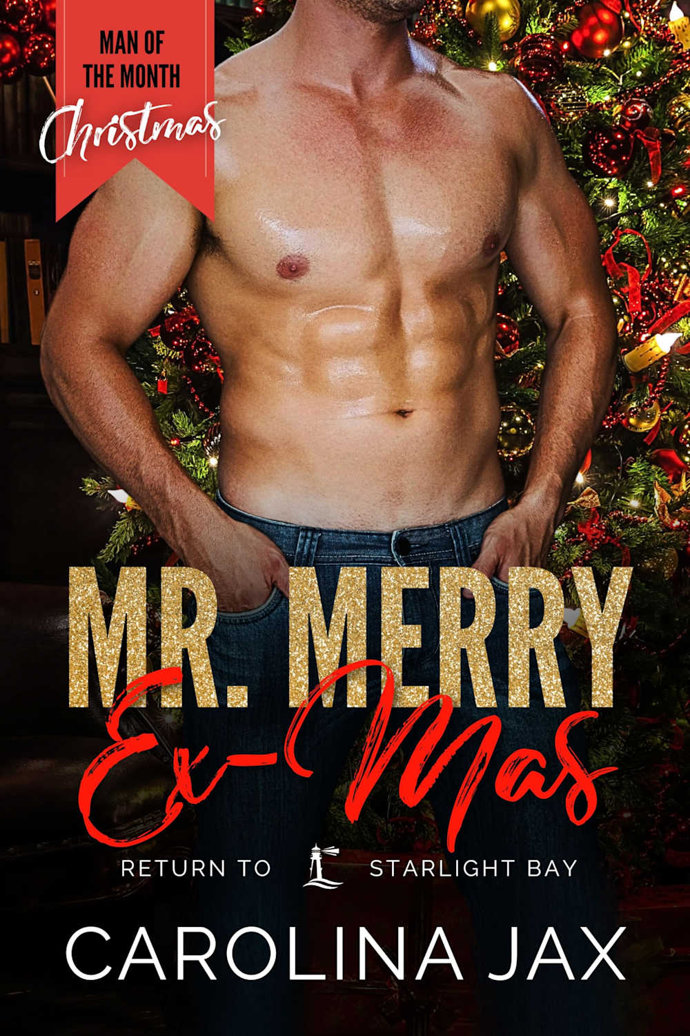 Mr. Merry Ex-Mas: A Man of the Month Club Christmas Novella: A steamy small town, second chance ...