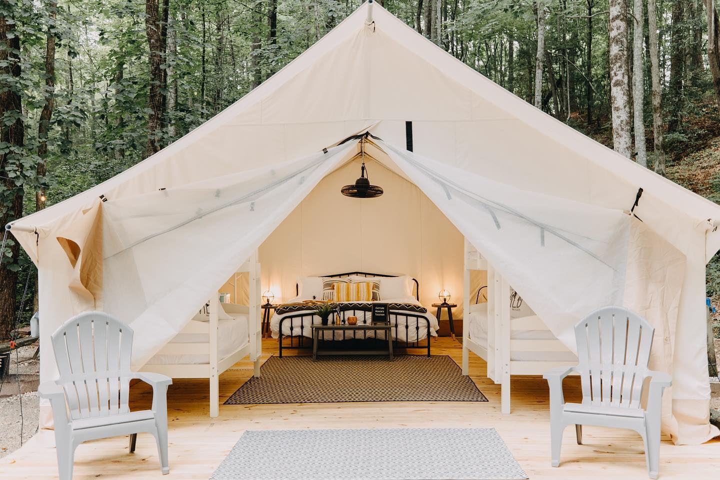 Glamping options in state parks near major cities - State Parks