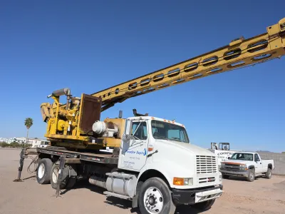 1993 Terex Texoma 700 Mounted on International F-8100 6x4 for sale.