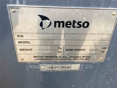 Used 2021 Metso ST3.8 Agricultural equipment for sale.