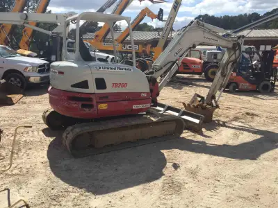 Used 2015 Takeuchi TB260 Excavator for sale.