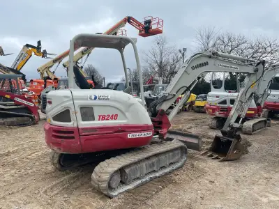Used 2016 Takeuchi TB240 Mini Excavator for sale.