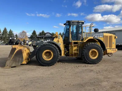 Used 2014 John Deere 744K Wheel loader #A6660396 for sale