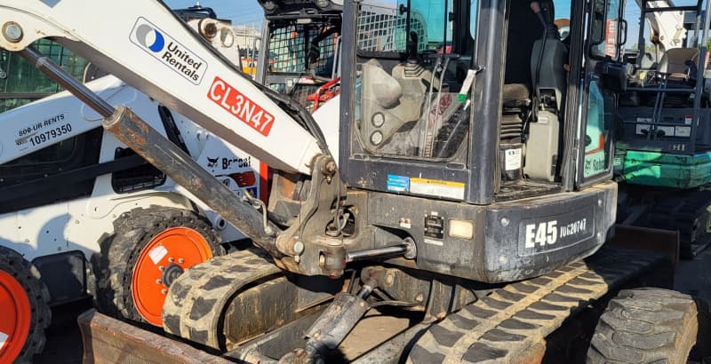Used 2017 Bobcat E45 Excavator #A6785072 for sale