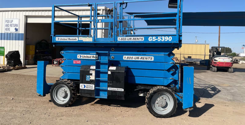 Used 2015 Genie GS-5390 RT Rough Terrain #A5612435 for sale
