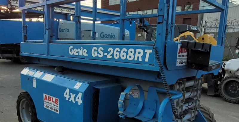 Used 2005 Genie GS-2668 RT Rough Terrain #A4831619 for sale