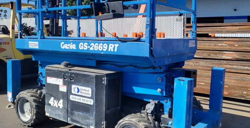 Used 2018 Genie GS-2669 RT Rough Terrain #A9302742 for sale