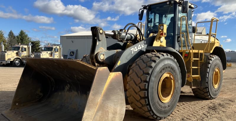 Used 2014 John Deere 744K Wheel loader #A6660396 for sale