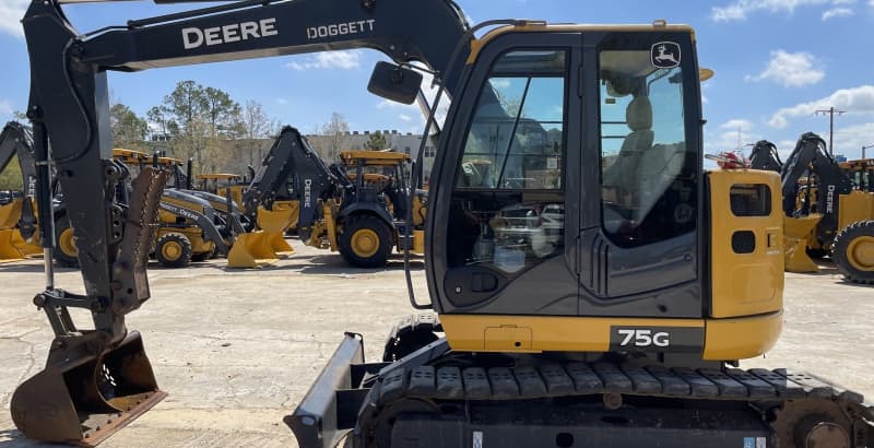 Used 2021 John Deere 75G Excavator #A1366790 for sale