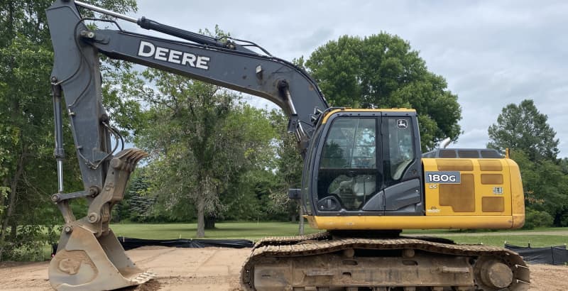 Used 2015 John Deere 180G LC Excavator #A7025463 for sale