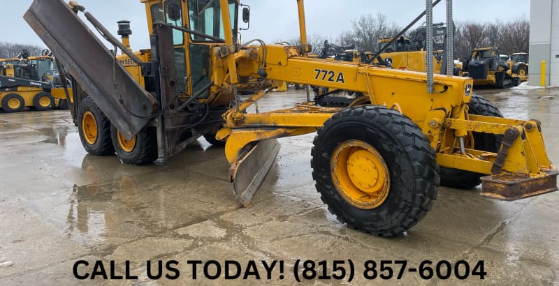 Used 1985 John Deere 772A Motor grader #A6518436 for sale