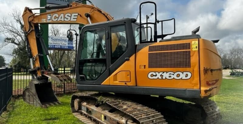 Used 2018 Case CX160D Excavator #A0558233 for sale