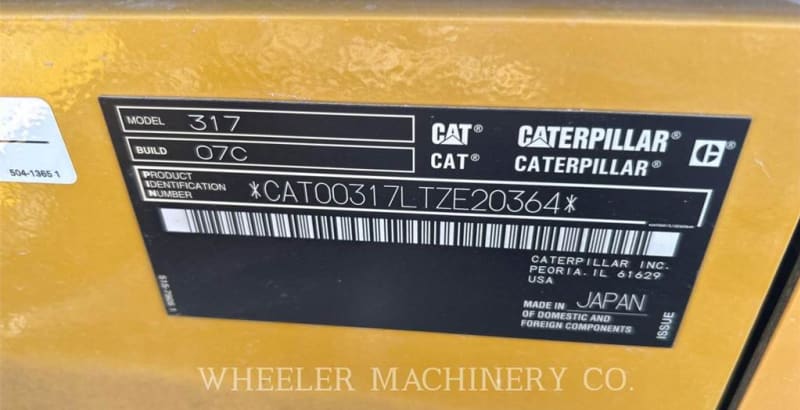 Used 2023 Caterpillar 317 TH Excavator #A8161798 for sale
