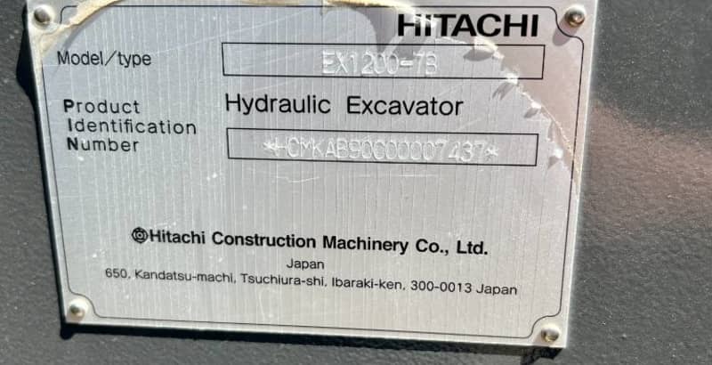 Usado 2024 Hitachi EX 1200-7B Excavadora #A1898889 en venta.